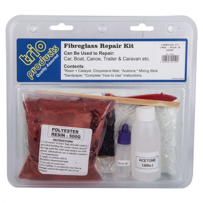 Trio Fibreglass Repair Kit Large - 2 Pack | Shop Today. Get it Tomorrow ...