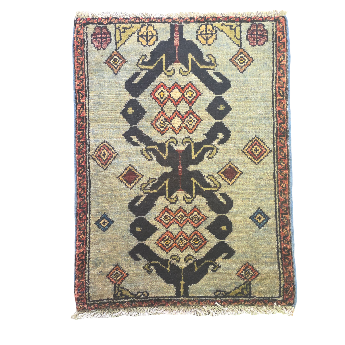 60 x 40cm Hand Knotted Afghan Chobi Black/Beige Rug | Shop Today. Get ...