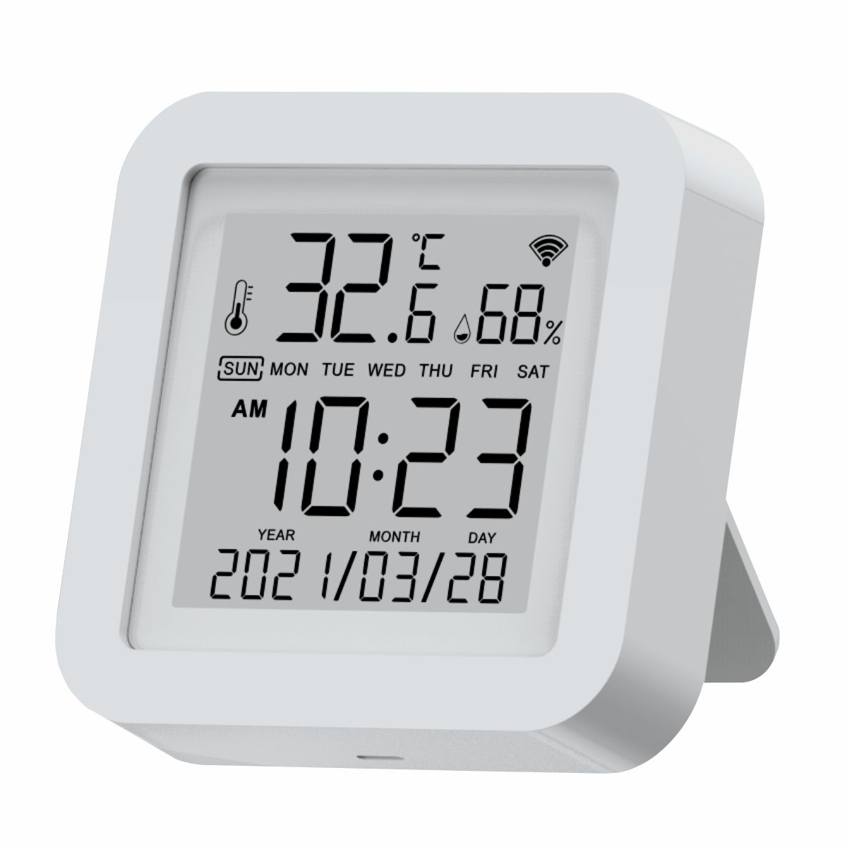 VIZIA Smart WiFi Temperature & Humidity Monitor | Digital Display ...