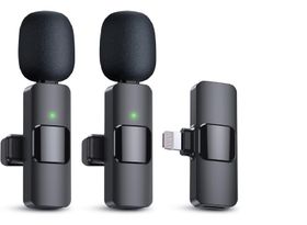 Duo Pack Wireless Microphones Compatible with iPhone iPad ...