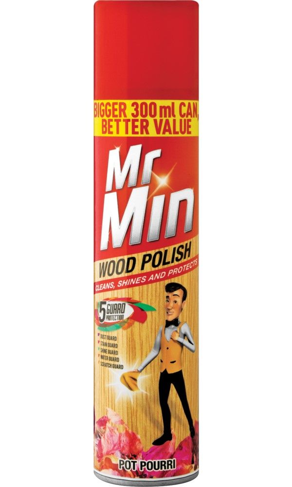 Mr Min 300ml, Wood Polish, Shine and Protect, Potpourri | Buy Online in ...