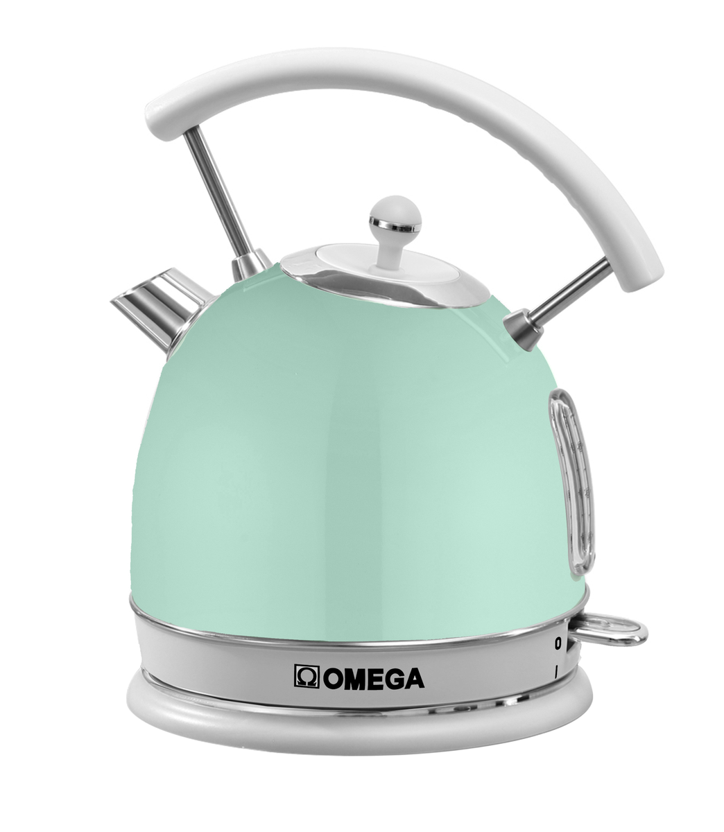 Omega Vintage Kettle, Fast Boil, Easy Pour, 360 Degree Base, 1.8L ...