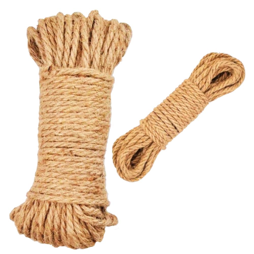 Garden Craft Multi Purpose Natural Hemp Plants Hanging Rope Set of 2 ...