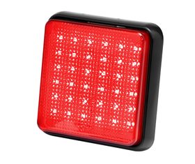 Square Red LED Stop-Tail Lamp With Red Lens | Shop Today. Get it ...