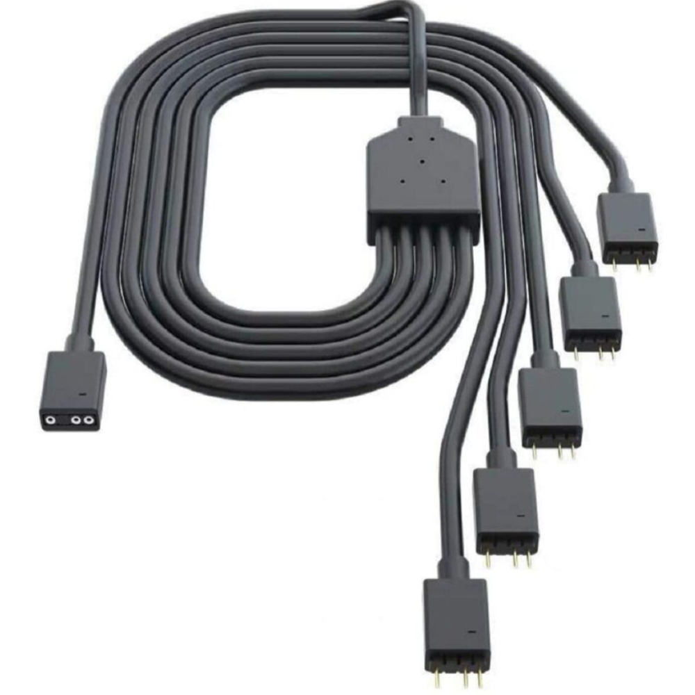 Cooler Master Addressable RGB 1-to-5 Splitter Cable - Power Cable ...