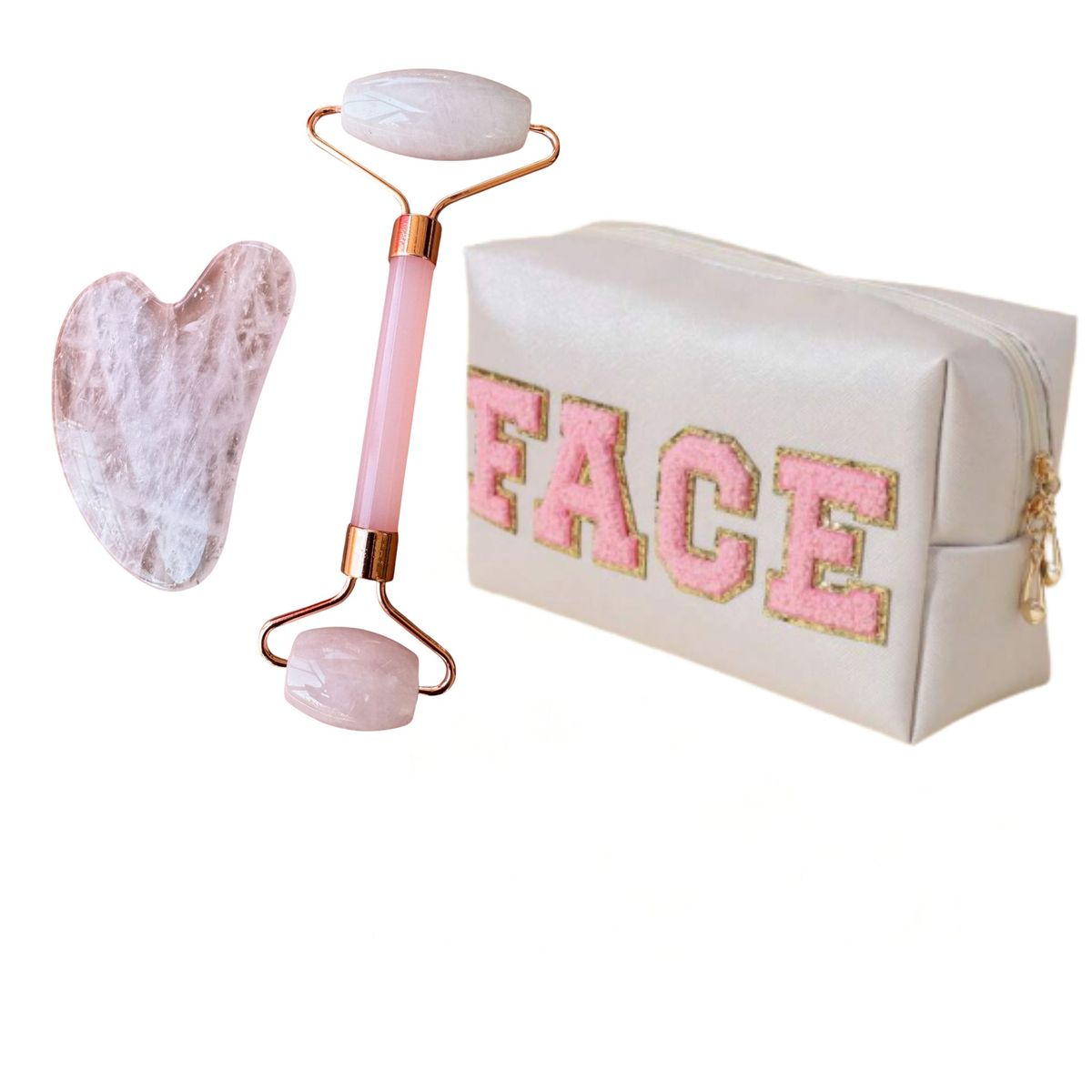 Tighten Skin Lift & Firm Face set with Luxury Cosmetic Bag- 3 Piece ...