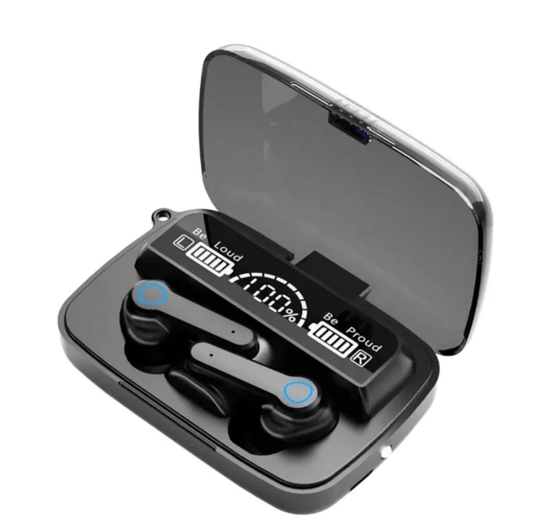 2 Pieces M19 Wireless Bluetooth In-Ear Earphones With LED Charging Box ...