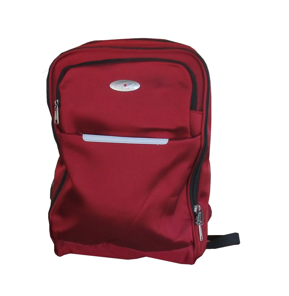 Powerland Maroon Laptop Backpack with Padded Compartments &Reflective ...