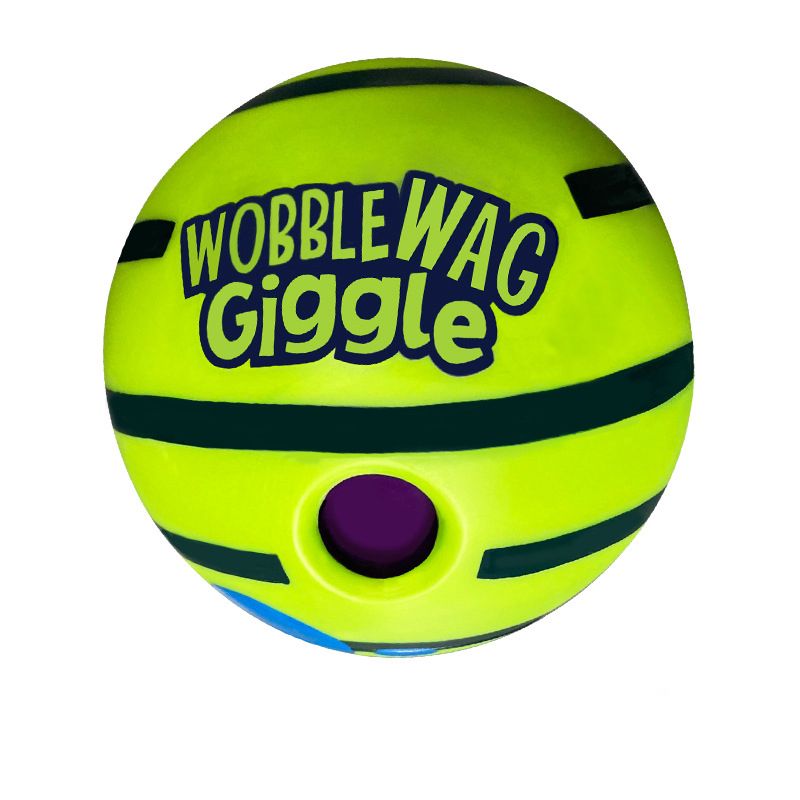 Durable & Teeth-Cleaning Doggies Giggle Ball - Interactive Dog Toy Ball ...