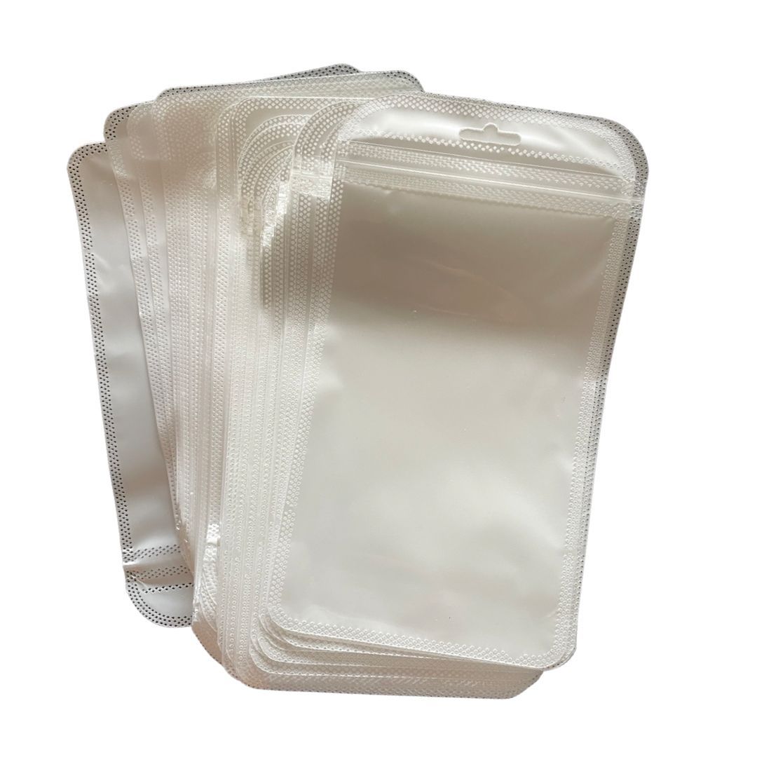 Resealable storage bags, display bags with hang hole pack of 50 | Shop ...