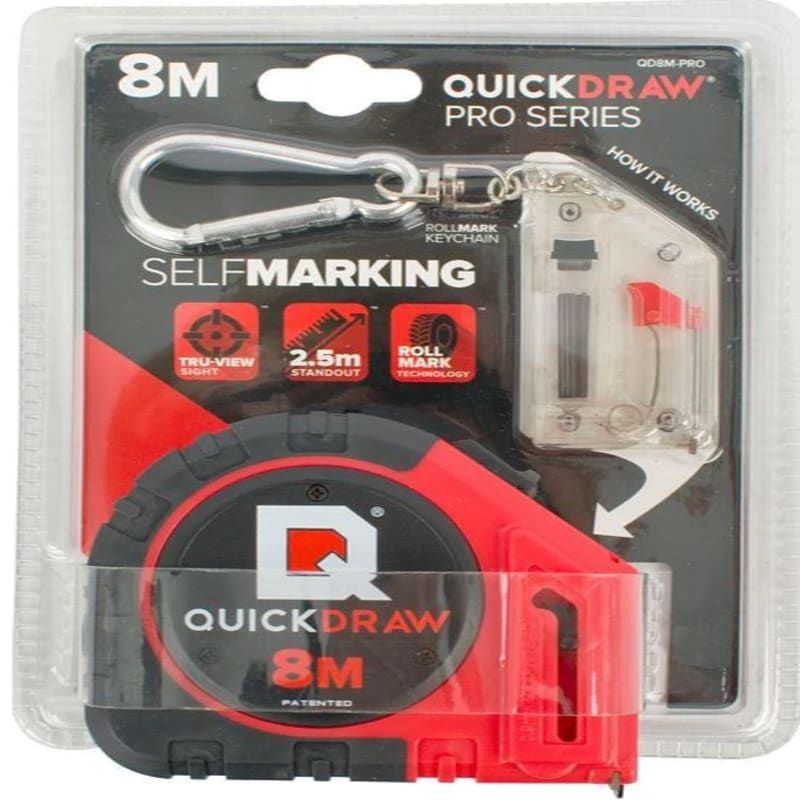 QUICKDRAW - 8m Self-Marking Tape measure | Buy Online in South Africa ... QUICKDRAW - 8m Self-Marking Tape measure | Buy Online in South Africa ...