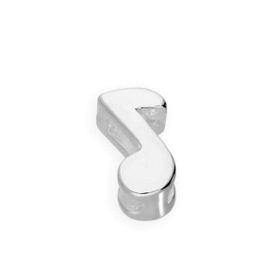 Sterling Silver Floating Quaver Music Note Charm | Shop Today. Get it ...