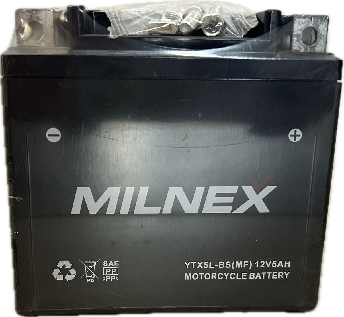 Milnex YTX5-BS - Motorcycle Battery | Shop Today. Get it Tomorrow ...