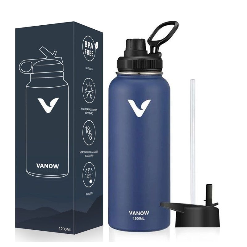 1.2L Leak Proof Water Stainless Steel Double Wall Flask Water Bottle ... 1.2L Leak Proof Water Stainless Steel Double Wall Flask Water Bottle ...