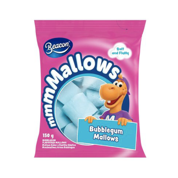 Beacon Mmmmallows Bubblegum Flavoured Marshmallows 72 X 150g Buy