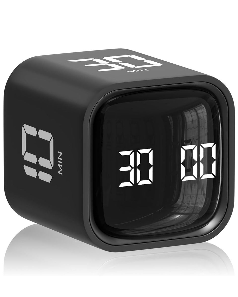 Rotating Pomodoro Timer 5 10 30 60 Minutes Preset Desk Productivity