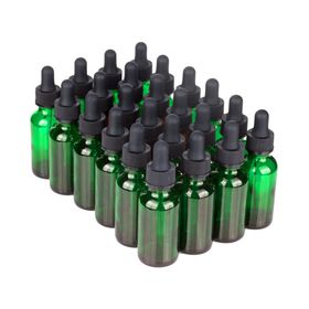 192 x 10ml Green Dropper Bottle Tray - Medicine Aromatherapy Homeopathy ...