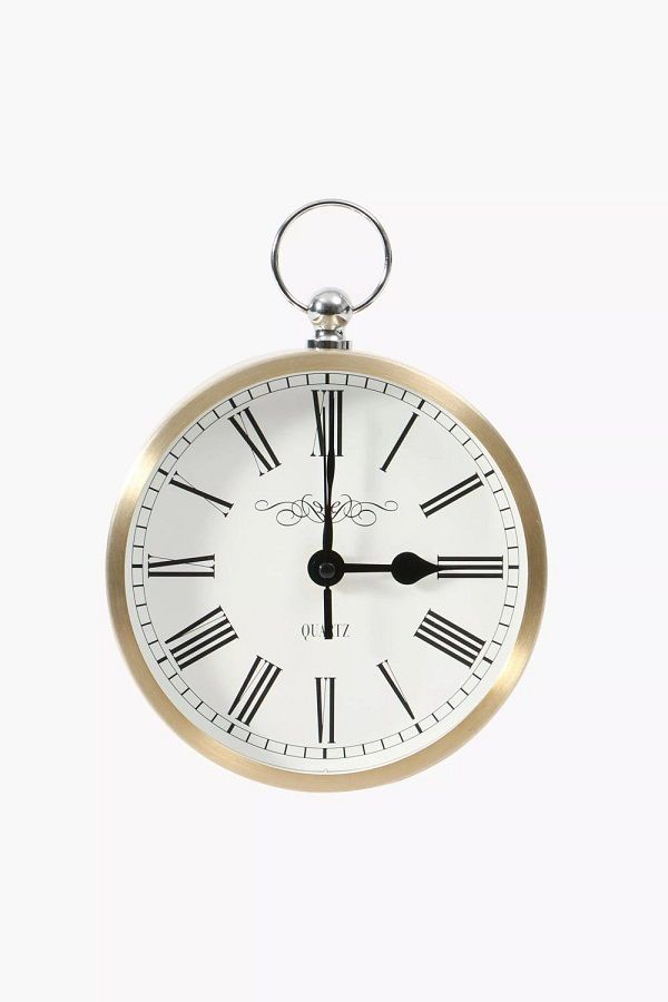 Edith Classic Clock, 24cm Golden Syrup | Shop Today. Get it Tomorrow ...