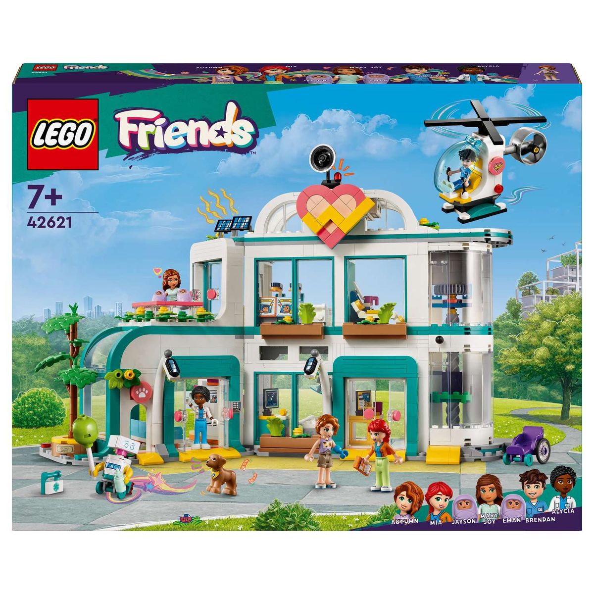 LEGO® Friends Heartlake City Hospital 42621 Building Toy Set - 1,045 ...