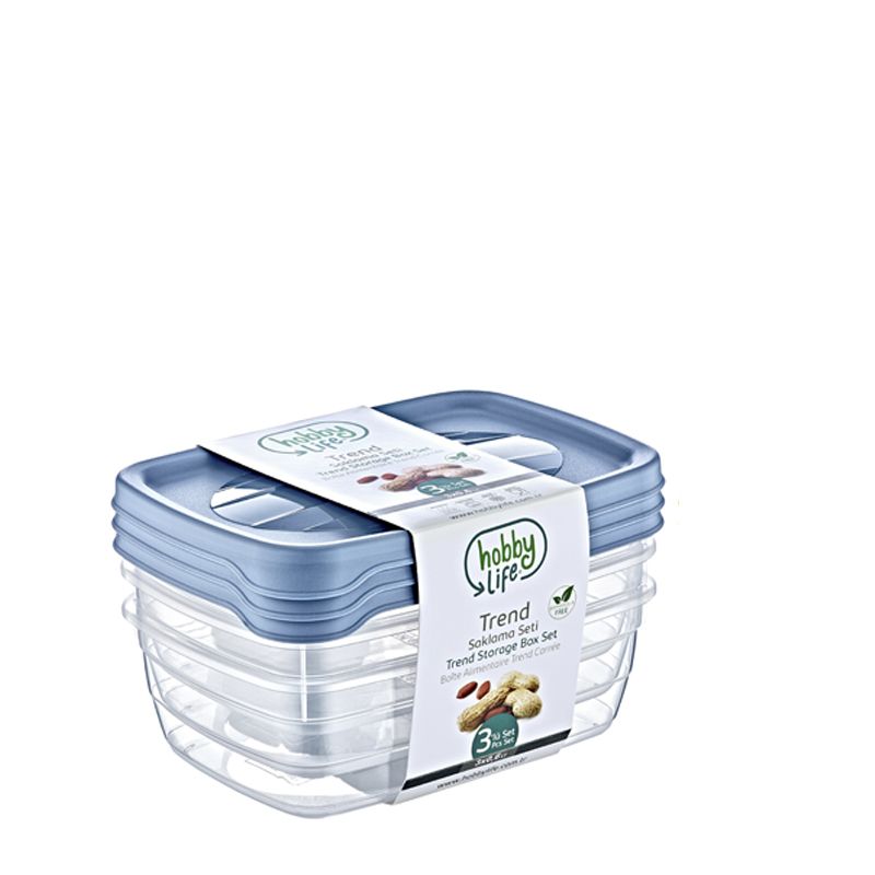 Trend Rectangular Storage Box 3 x 0,6 L | Shop Today. Get it Tomorrow ...