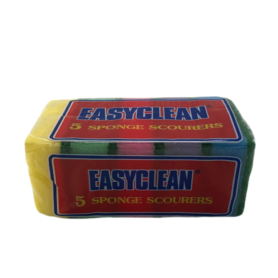 Easyclean - 4 Pack Multi-Coloured Kitchen Sponges 5 Pieces | Shop Today ...