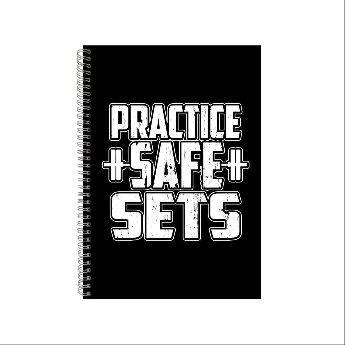 Practice Safe Sets Workout Notebook Gift Idea A4 Notepad Pad 66 | Shop ...