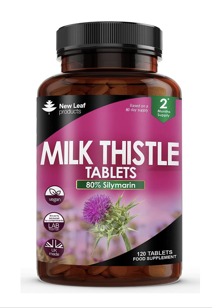 Milk Thistle Tablets High Strength Liver Detox 2 Month Supply | Shop ...