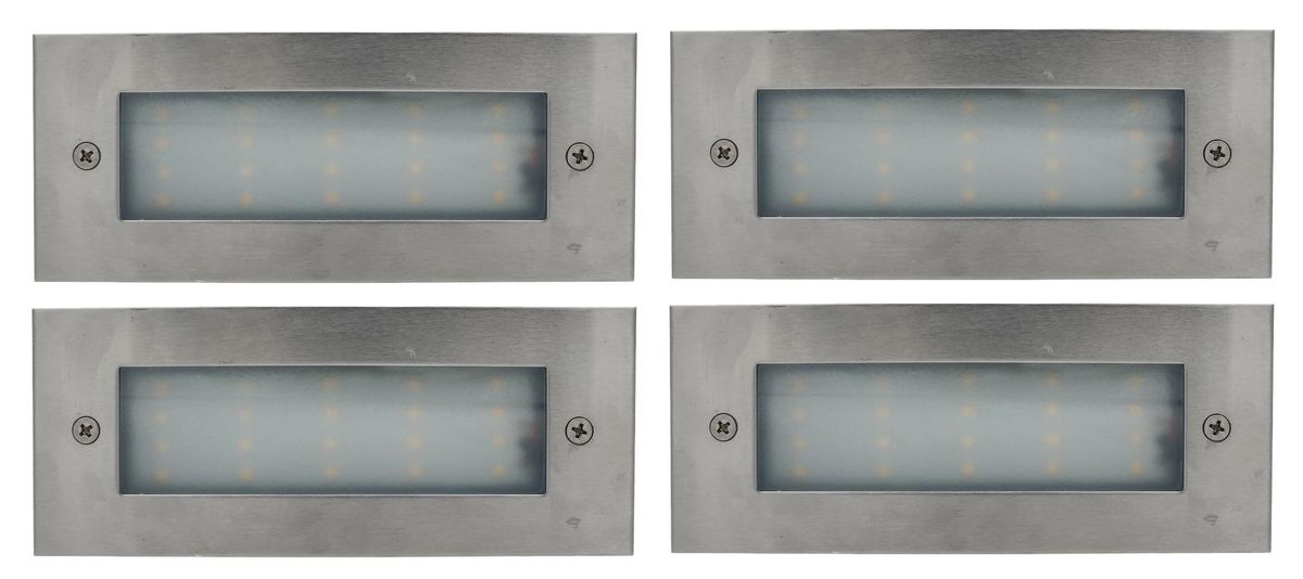 Hello Today Stainless Steel Underground Light 5W IP65 - 4 Pack Warm ...