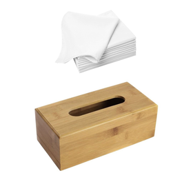 Eco-Friendly Bamboo Tissue Box with 200 x 2-Ply Tissues | Shop Today ...