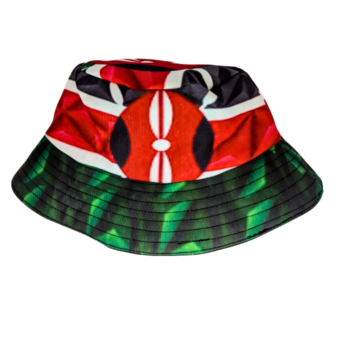 Proudly Kenyan Flag Reversible African Bucket Hat | Shop Today. Get it ...