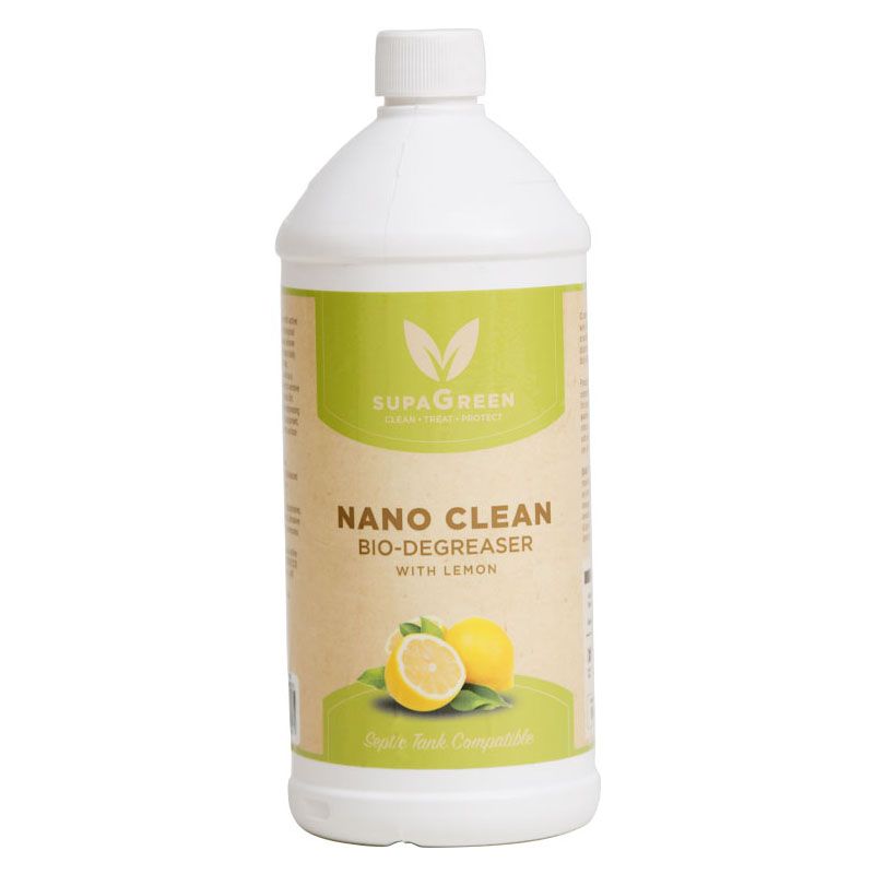 SUPA GREEN Nano Clean Eco-friendly Bio Degreaser with lemon 1 Litre ...