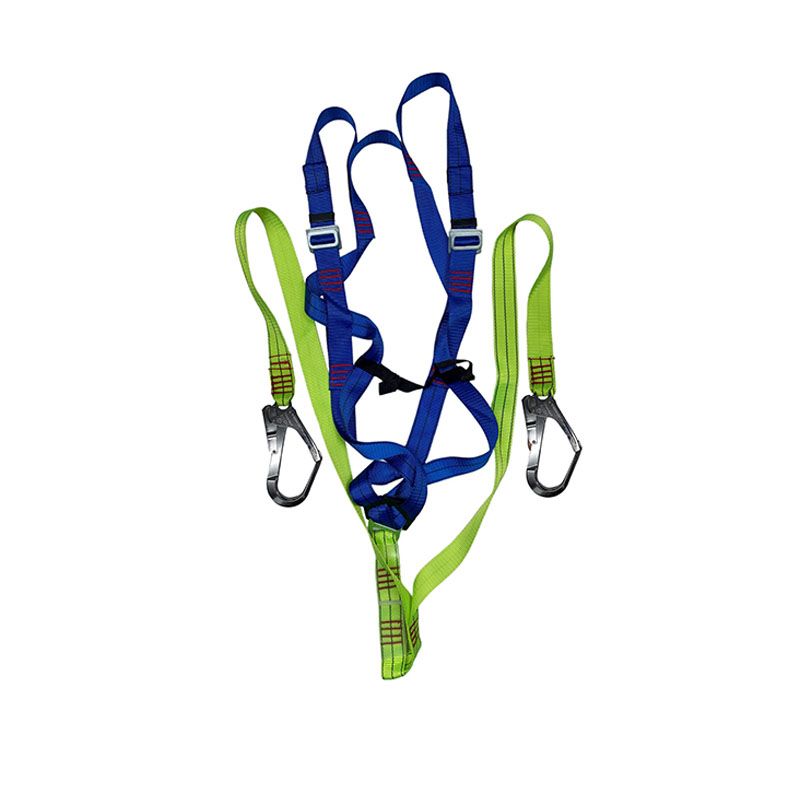 PIONEER SAFETY Harness Double Lanyard & Scaffold Hooks Comfort Padding ...