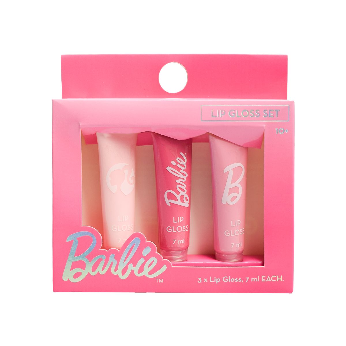 BARBIE By MATTEL Official Licensed Tween Lip Gloss Gift Set-Fun Beauty ...
