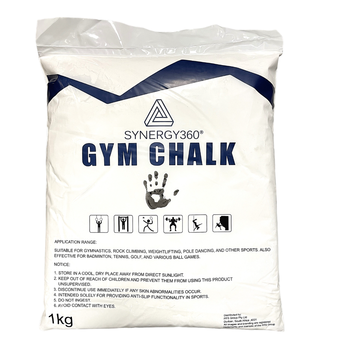 Synergy360 Chalk Powder CrossFit Weightlifting Gymnastics 1kg Value ...