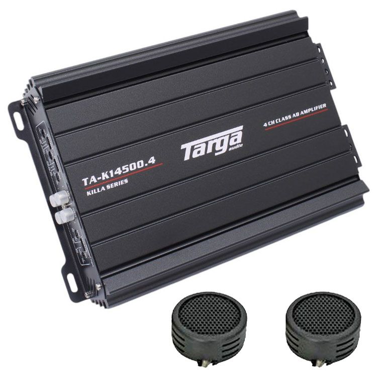 Targa TA-K14500.4 Killa Series 14500w 4 Channel Amplifier & Evo ...
