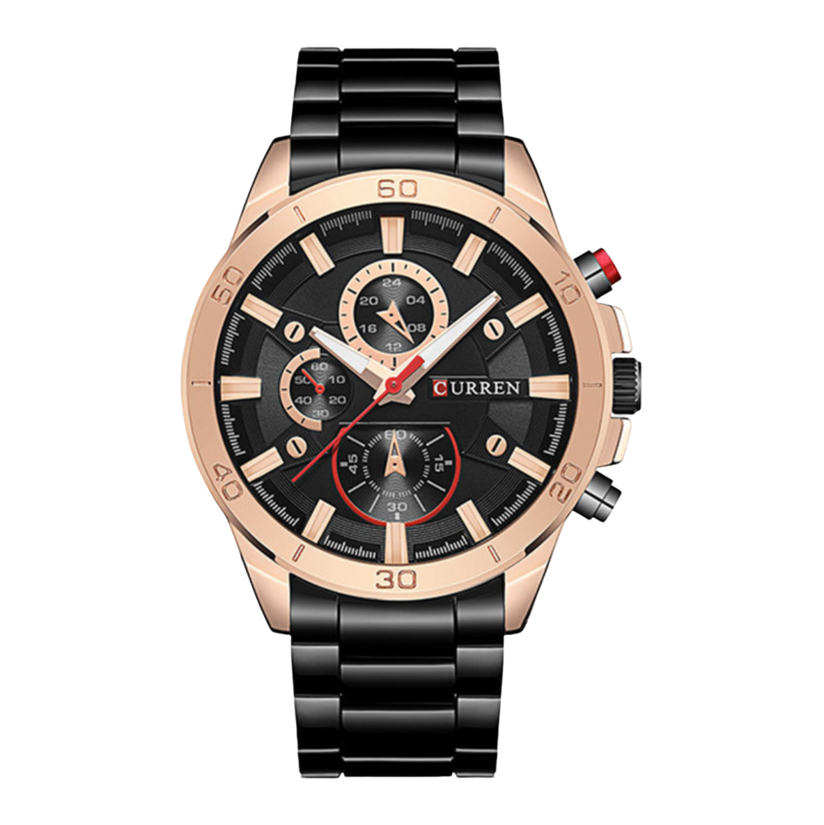 Curren 45mm Men's Stainless Steel Leisure Strap Wrist Watch | Shop ...