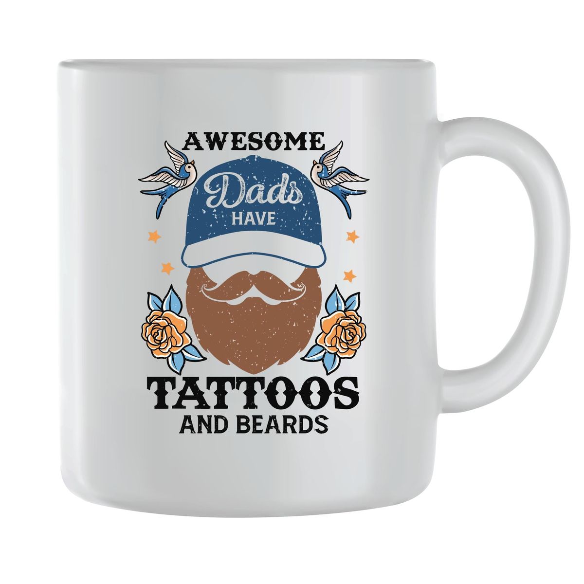 Awesome Coffee Mugs for Men Fathers Day Graphic Dad Sayings Cup Present ...