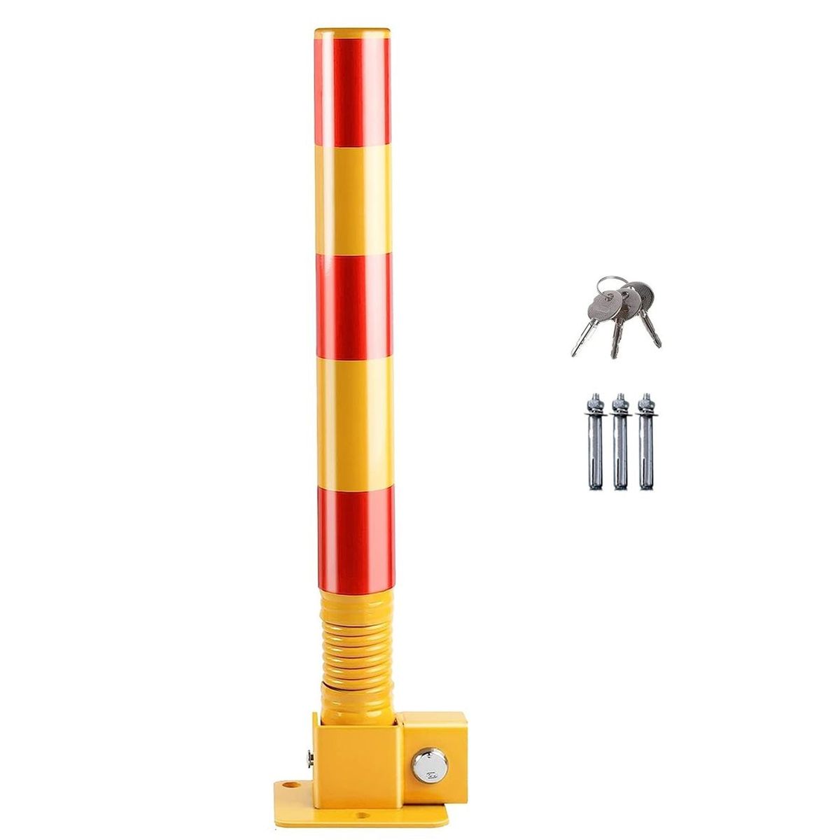 Parking Blocker Safety Bollard Parking Post Spring Posts | Shop Today ...