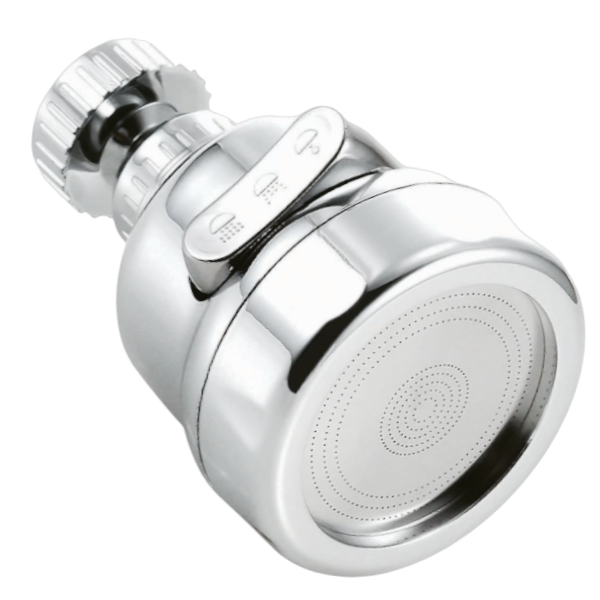 360 Adjustable Faucet Sprayer Nozzle With Dual Water Modes - Silver ...