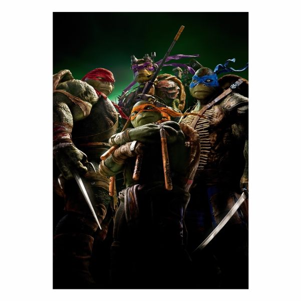 TMNT Group green Abstract - A1 Poster | Shop Today. Get it Tomorrow ...