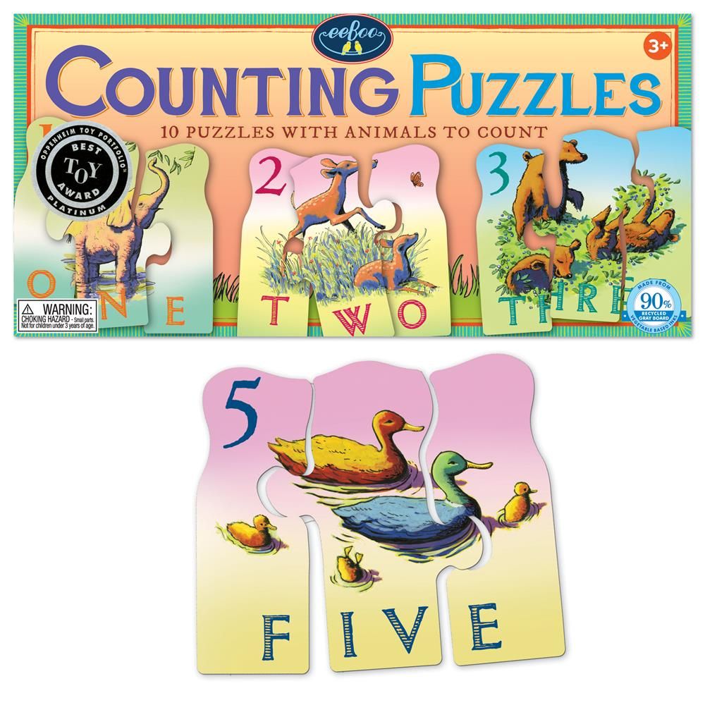 eeBoo Animal Counting Puzzle Game | Shop Today. Get it Tomorrow ...