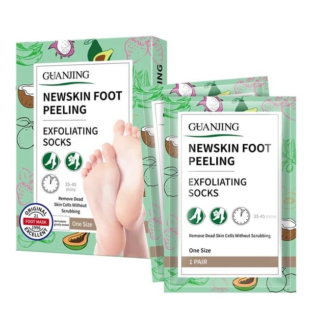 Guanjing Newskin Foot Peeling Exfoliating Socks Callus Remover 2Pairs ...