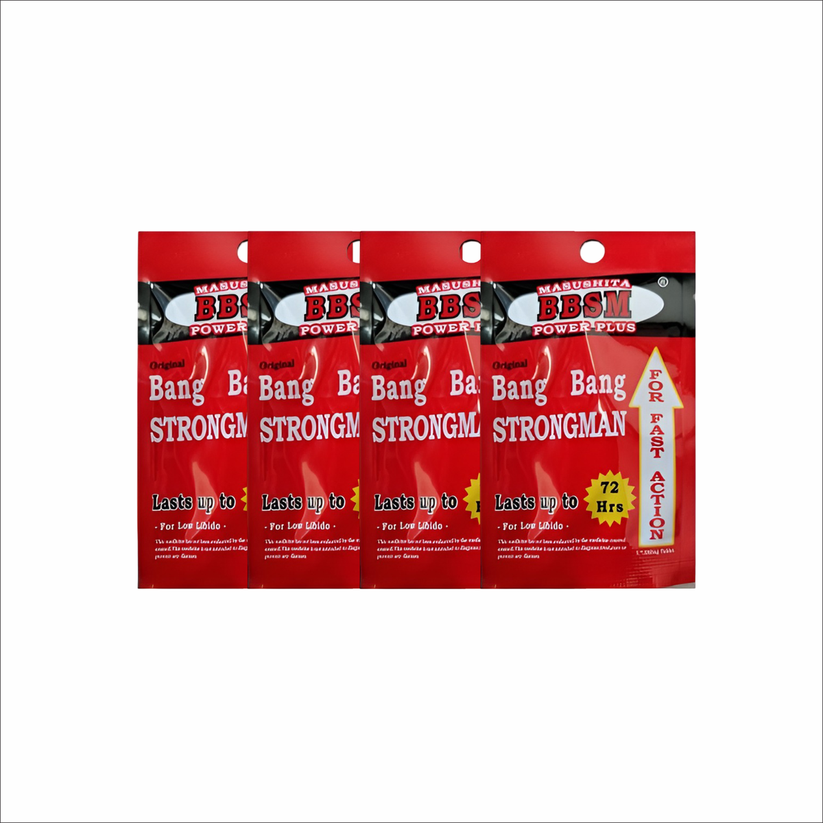 4 Tablets Bang Bang Strongman Libido Booster for Men | Fast-Acting ...