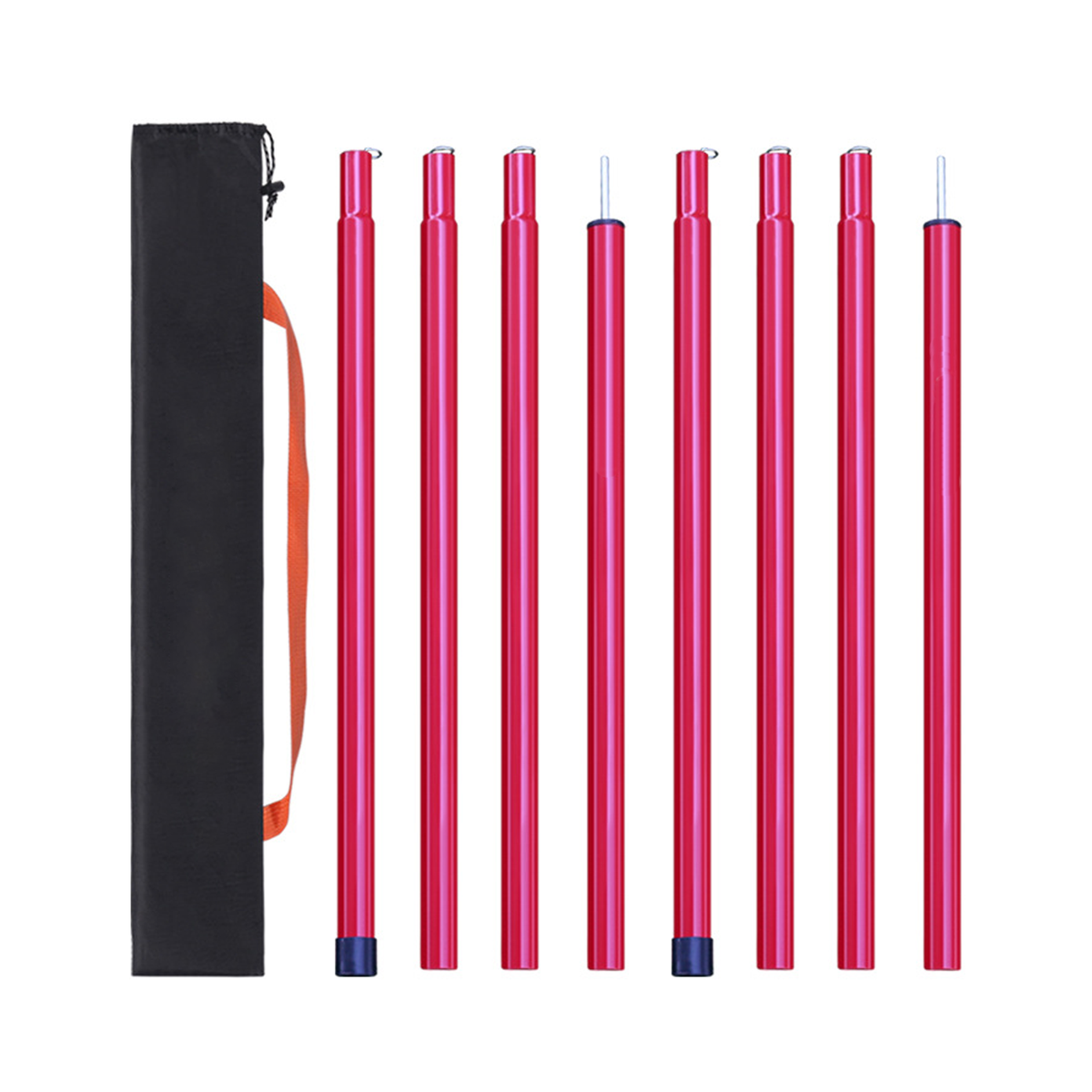 Tent Pole Tarp Pole Telescoping Sail Pole Support Pole Aluminum Rod ...