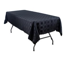 Tablecloth Rectangular Damask - Black | Shop Today. Get it Tomorrow ...