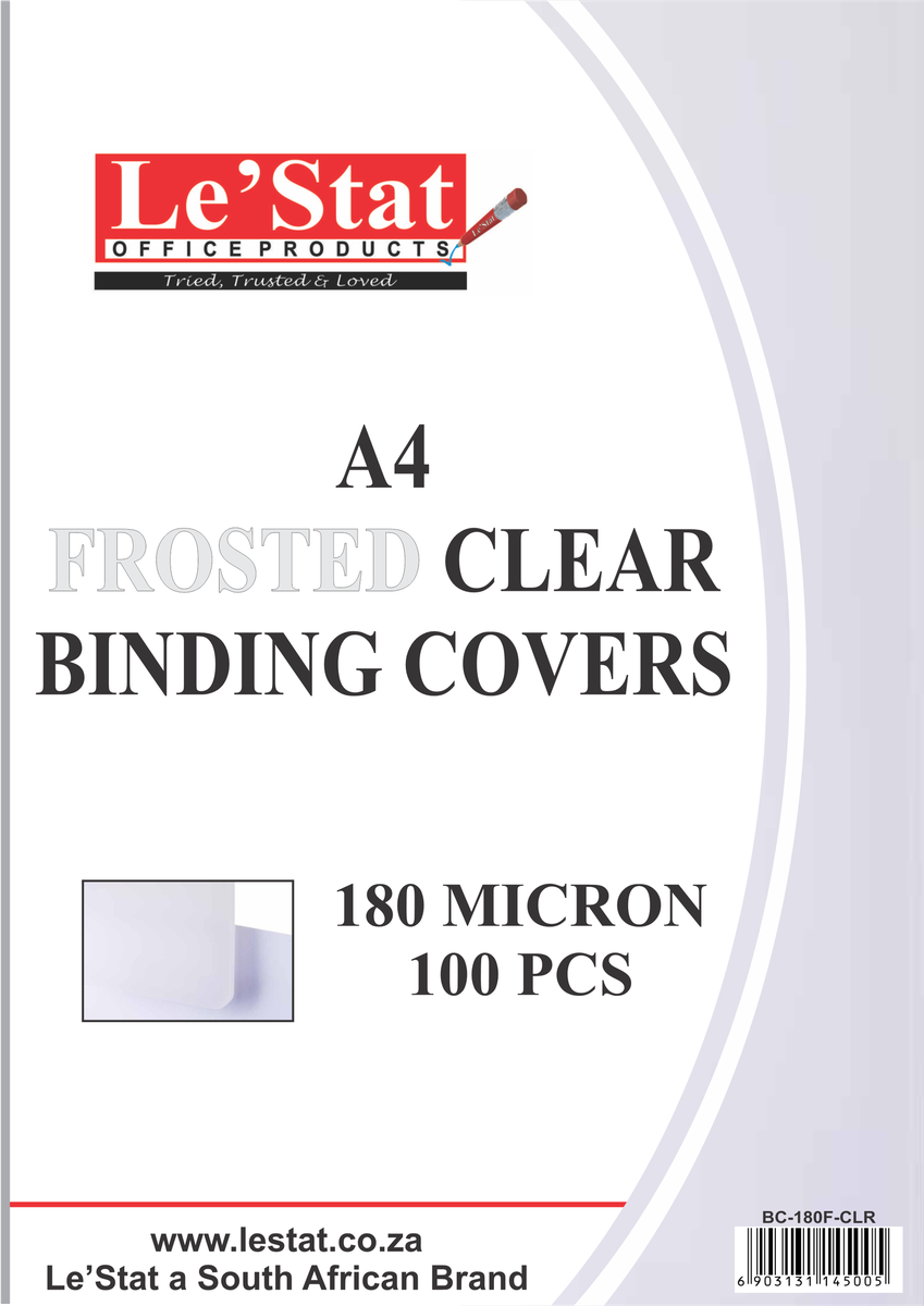 A4 FROSTED Binding cover 180 Micron | Shop Today. Get it Tomorrow ...