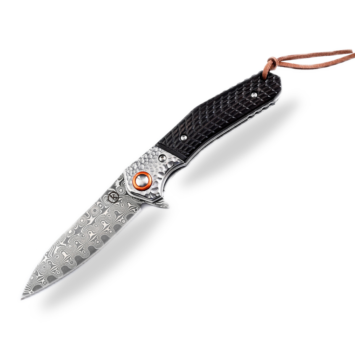Koch Knives KKGT307 EDC Damascus Folding Knife | Shop Today. Get it ...