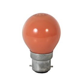 Eurolux - Orange B22 15W Golfball Incandescent | Shop Today. Get it ...