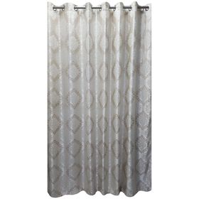 Matoc Designs Readymade Curtain - Floral Damask - Cream - Lined - Eyelet | Shop Today. Get it ...