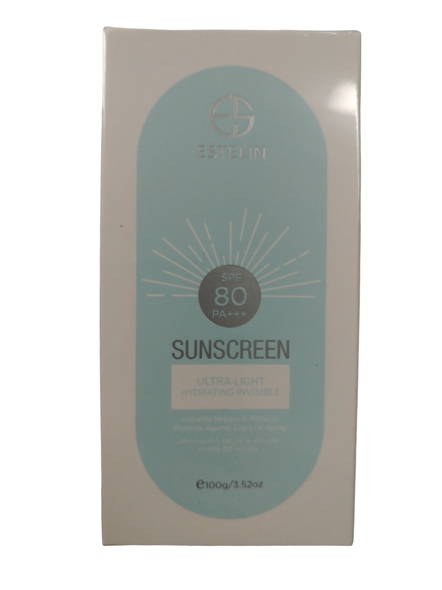 Estelin Sunscreen Ultra-Light Hydrating Invisible SPF 80 PA+++ | Shop Today. Get it Tomorrow ...